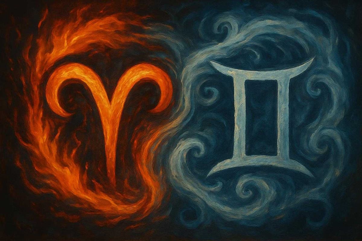 Aries vs Gemini: Fast and Curious, When the Ram Chases the Butterfly