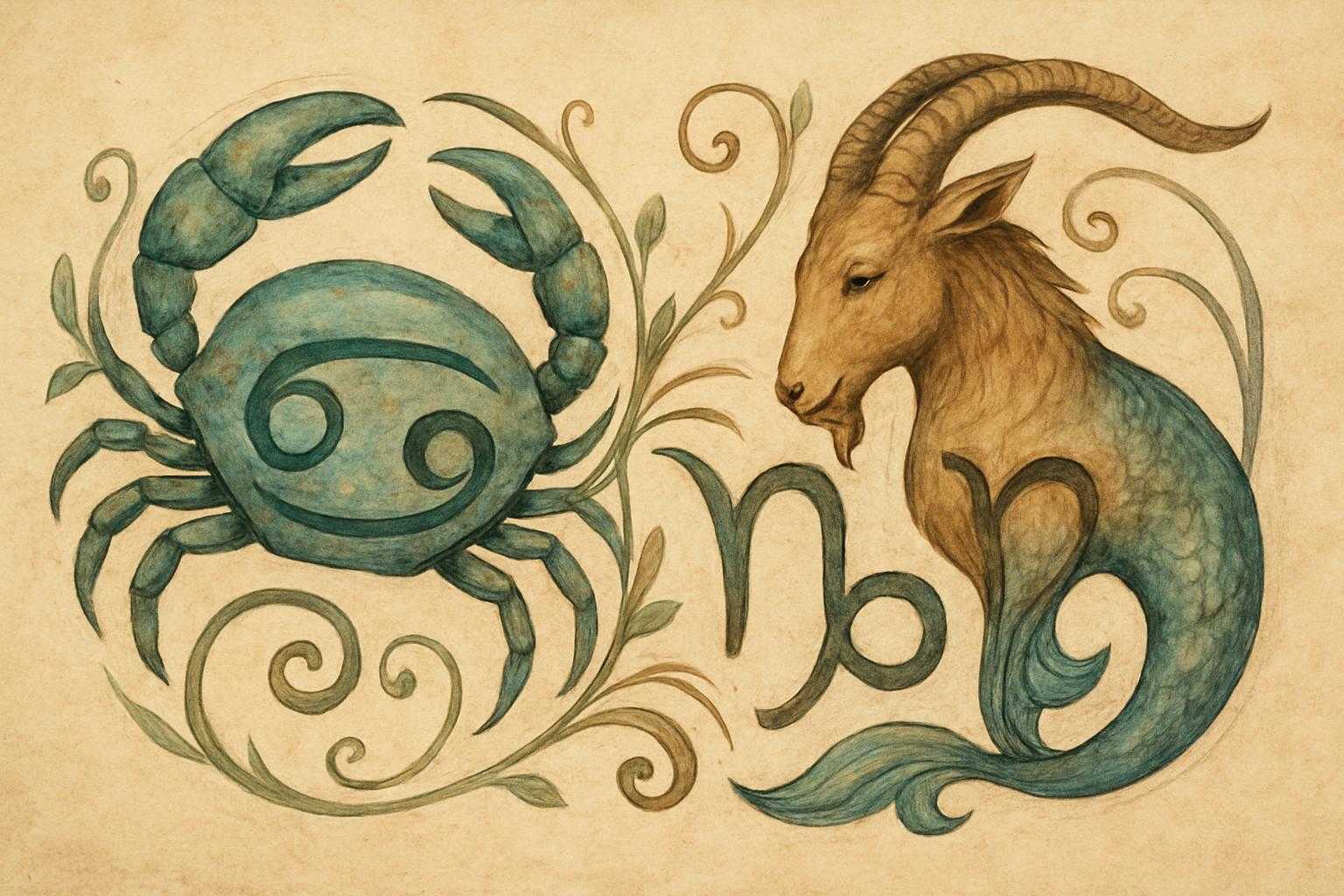 Cancer vs Capricorn: Nurturer vs Achiever. How These Signs Build Home ...